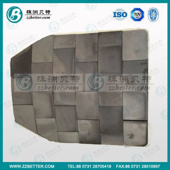 Ssic Ceramic Tile For Anti-bullet Armour Ssic Bulletproof Tile For ...