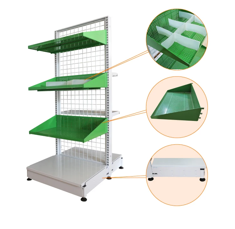Modern Retail Shop Gondola Shelving System Grocery Store Used Display ...