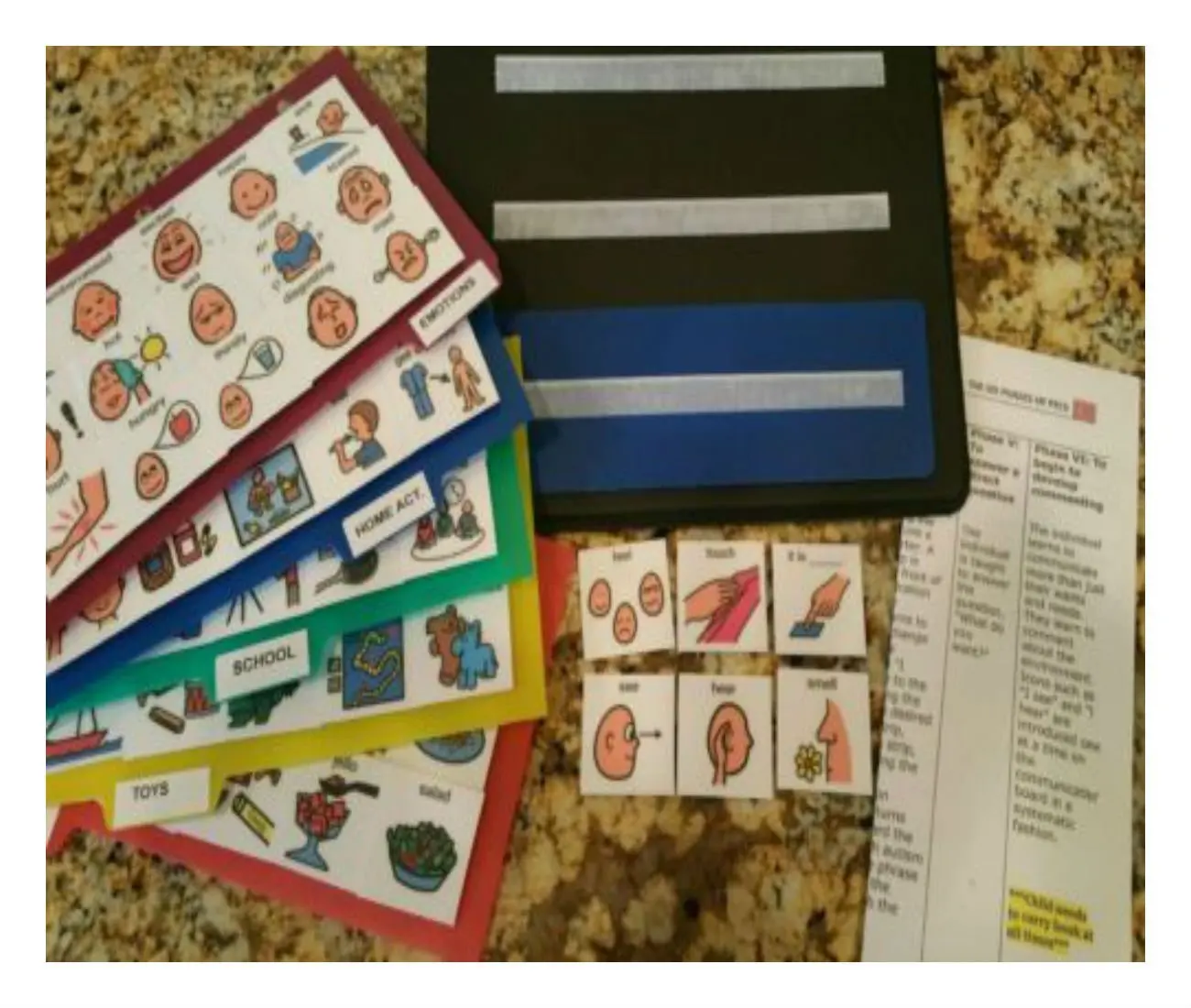 Picture Exchange Communication (pecs) Book For Children With Autism