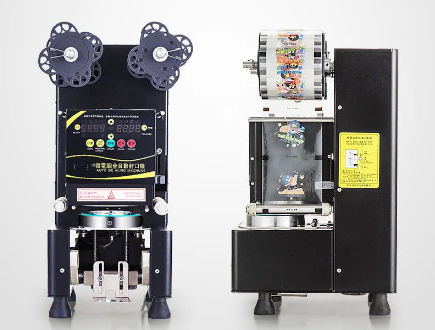 Automatic Bubble Tea Sealing Machine,Commercial Electric Sealing ...