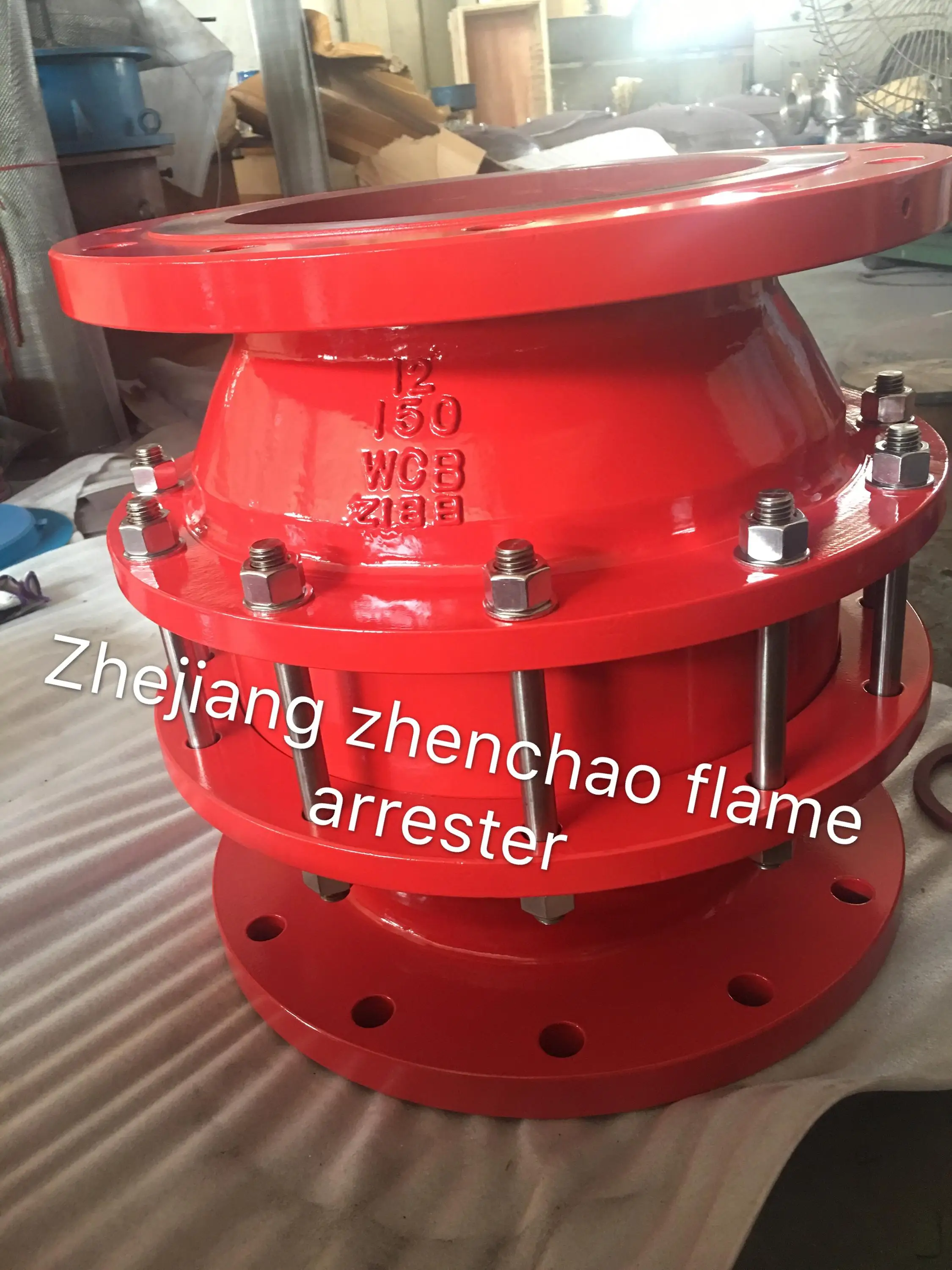 Zhenchao Inline Flame Arrester Deflagration Arrestor Flame Arrestor ...