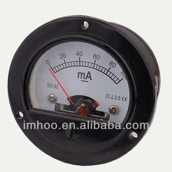 Round Moving Coil So-52 Generator Amp Meter - Buy Generator Amp Meter ...