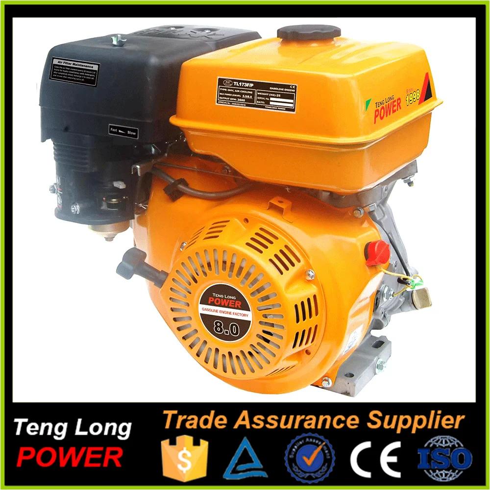 Chongqing Manufacture 173f Motor 8hp Petrol Engine With Ce Iso ...