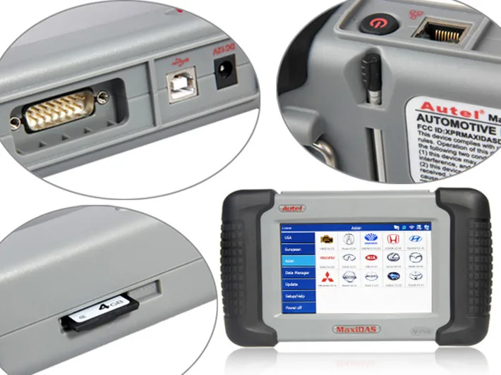 Actualización gratuita Original Maxidas DS708 escáner Autel Maxidas ...
