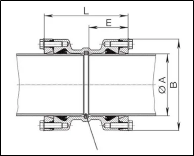 Flanged Coupling Adapter with Restraint - Durable & Reliable