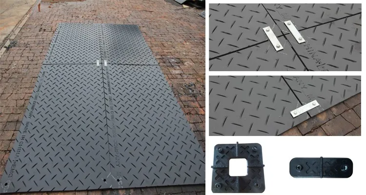 2016 Heavy Equipment Mat Ground Traction Mats/hdpe Temporary Road Mats ...