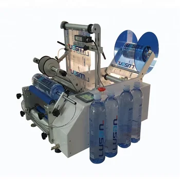 Semi Automatic Plastic Water Bottle Labeling Machine For Mineral Water ...