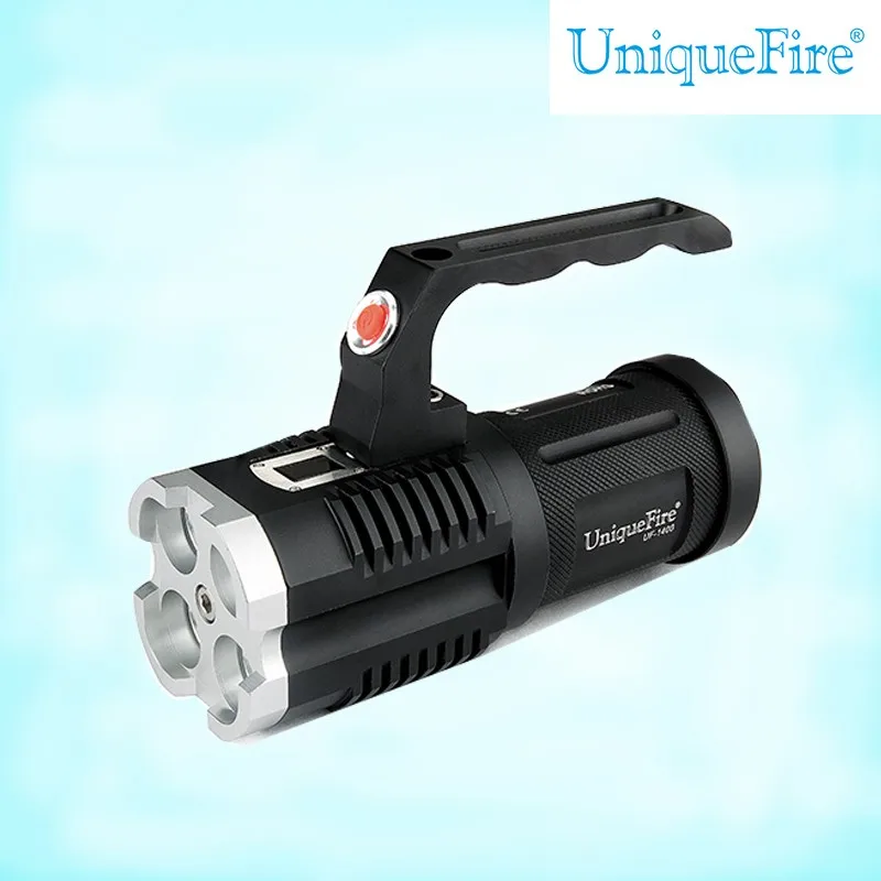 Uniquefire Led Tactical Lantern White Light 5000 Lumen Handheld Flesh ...