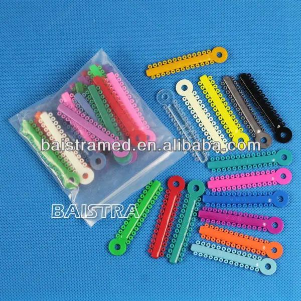 China Different Types Dental Colorful Orthodontic Elastics Dental ...