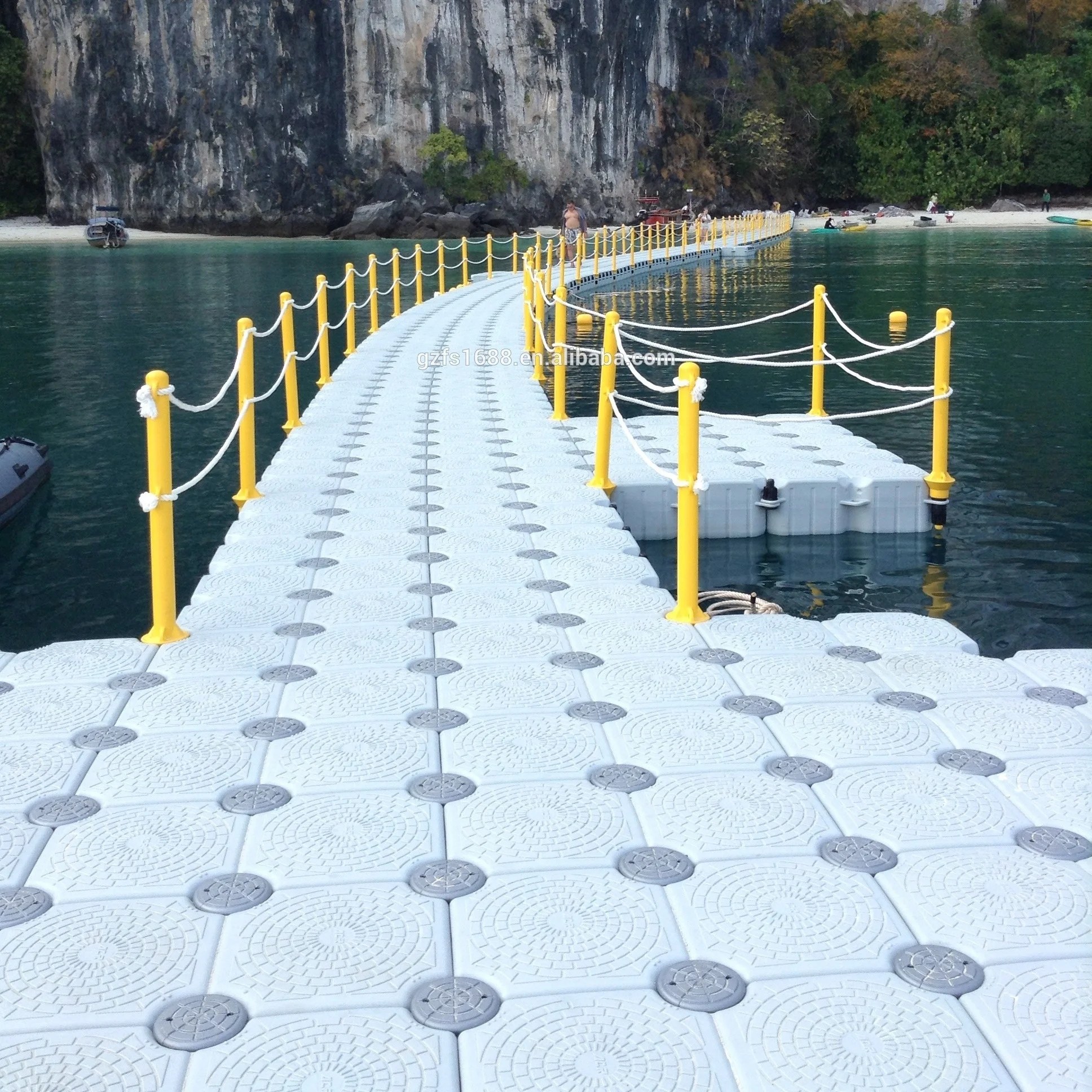 Modular Floating Platform Dock System for Pumps & Walkways