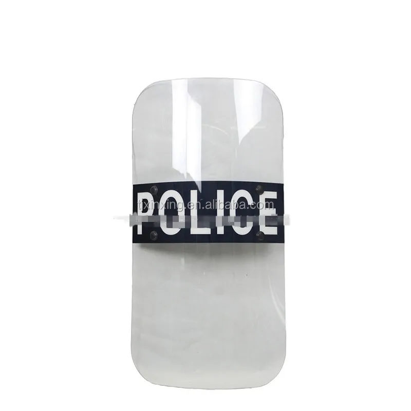 Police Transparent Military Plastic Riot Shield - Buy Plastic Riot ...