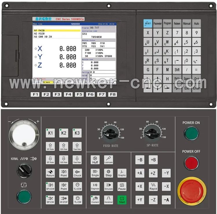 3 axis cnc control panel cnc control system NEW1000MDCa-3 fo Products ...