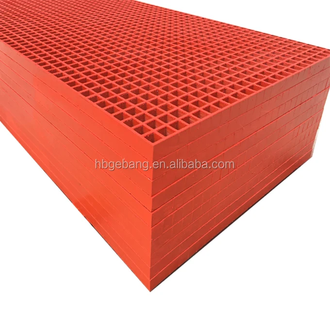 Molded Square Mesh Type Fiberglass Reinforced Plastic Floor Gratings ...