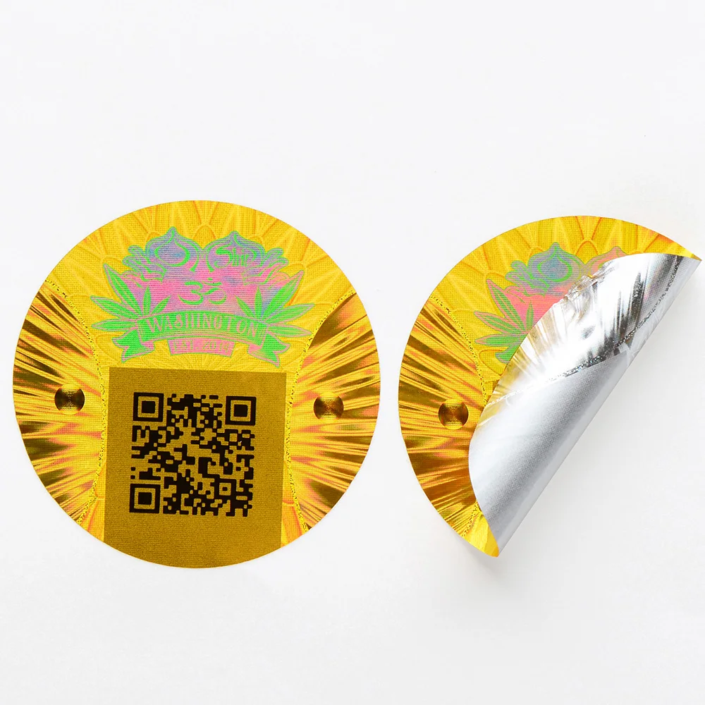 Personalized 3d Qr Code Security Label Hologram Sticker Printer Anti ...