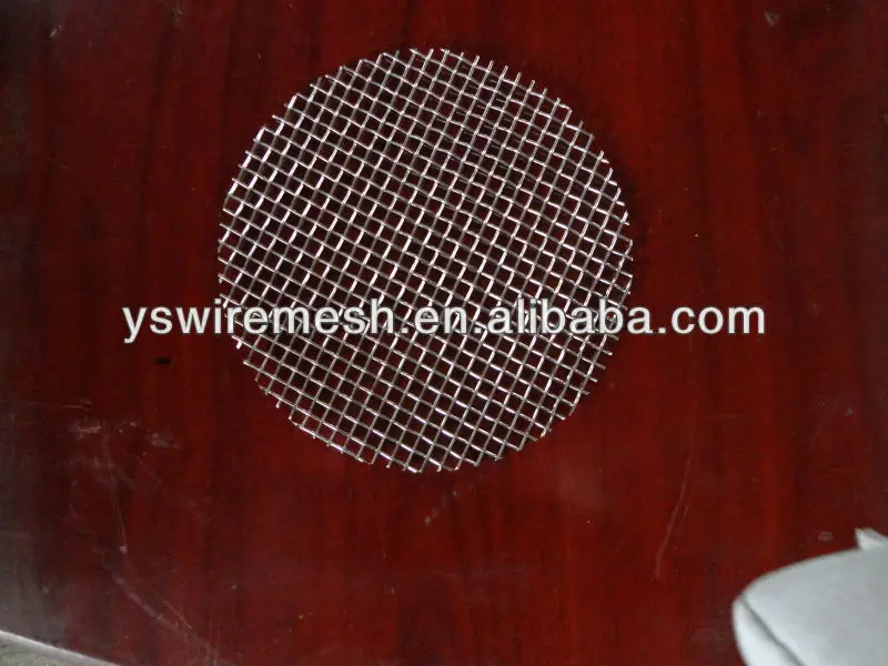 ss304 round mesh shape piece filter / durable round stainless steel ...