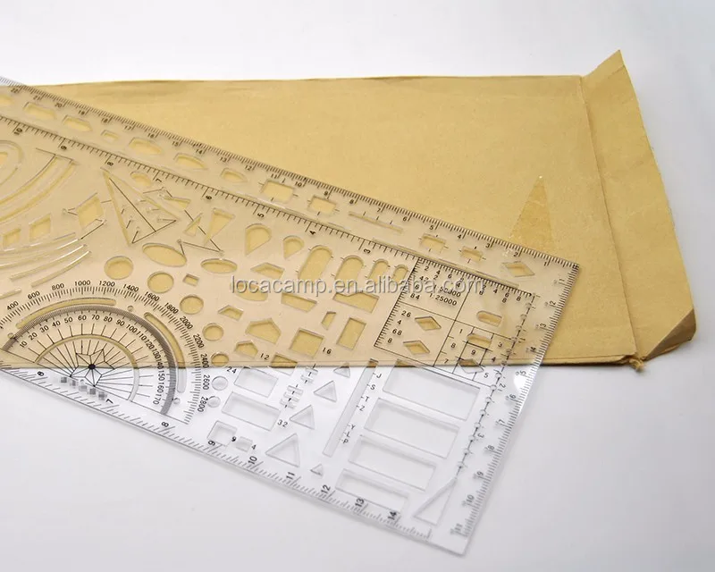 Tactical Plan Map Drawing Stencil Marker Ruler - Durable PVC Multi ...