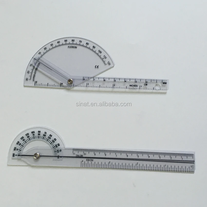 Promotion Medical Plastic Finger Goniometer Flexion 0-120