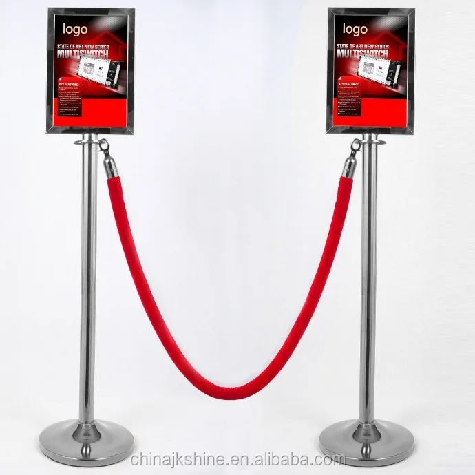 Queue Pole with Signage - Efficient Direction Solutions