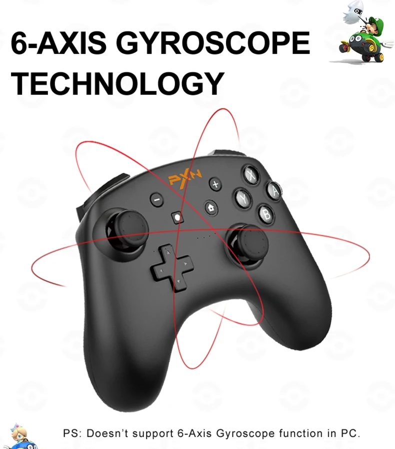 Pxn-9607s Hot-selling Mario Kart Wireless Nintendo Switch Joystick Game ...
