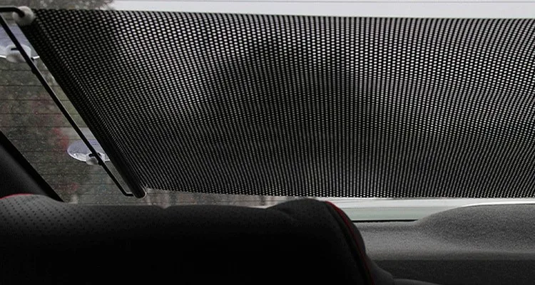 45*125cm Black Dot Pop Up Car Windscreen Sun Shade Curtain For ...
