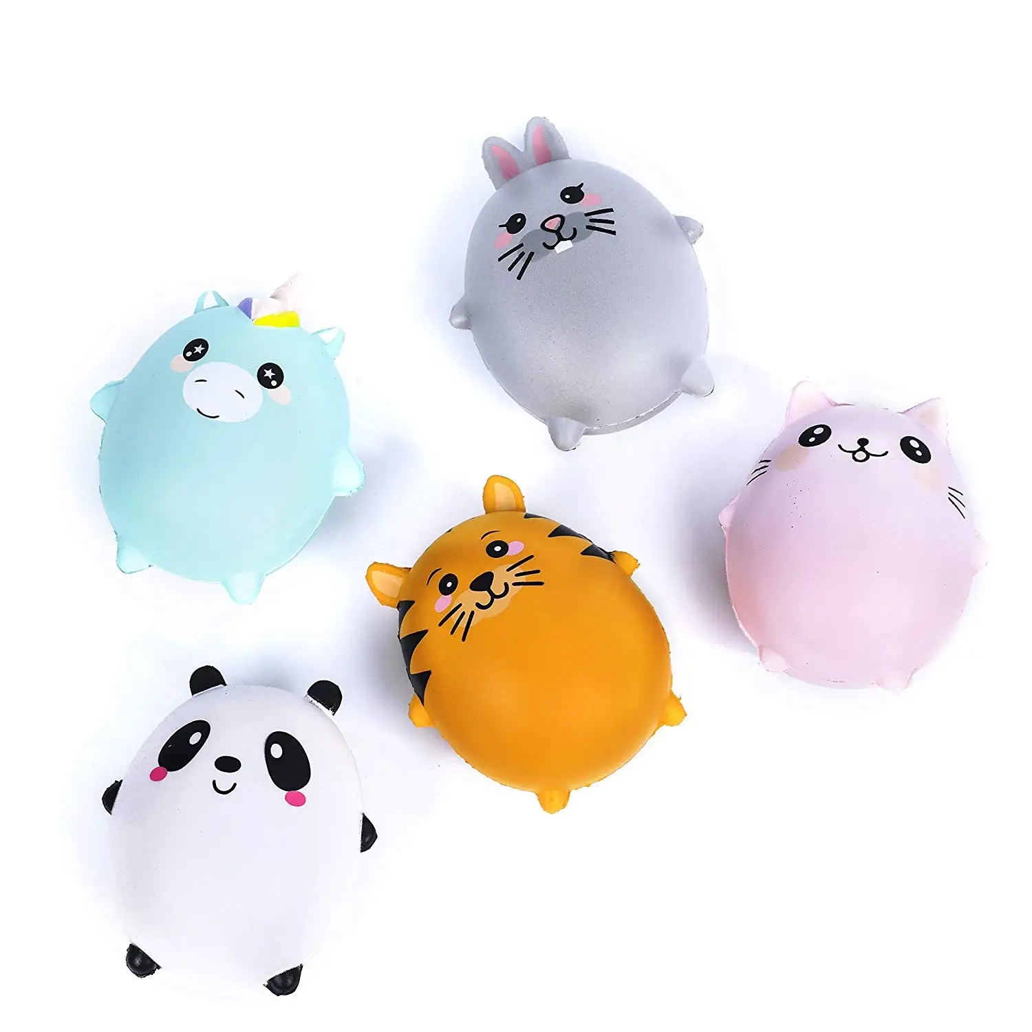 Japan Funny Pu Foam Mini Squishy Animals Egg Package Stress Relief Toy ...