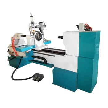 Table Chair Legs Cnc Wood Lathe Machine Working Diameter 200mm With 2 ...