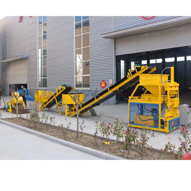 HBY2-10 Brick Moulding Machines Compression Machine With Breeze Block ...