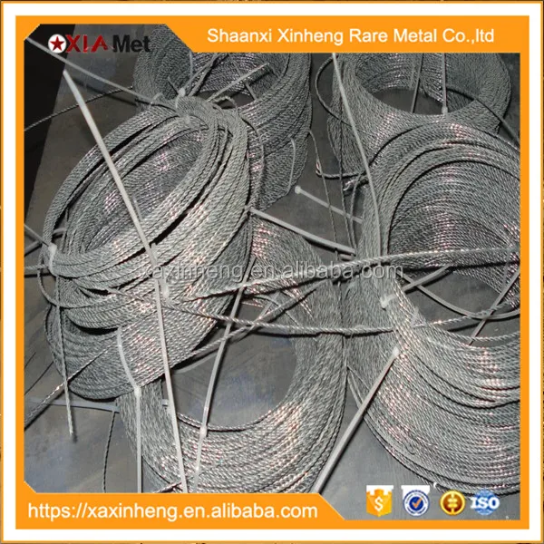 Buy Tungsten Metal Tungsten Wire Rope Wolfram Filament Wire Price China ...