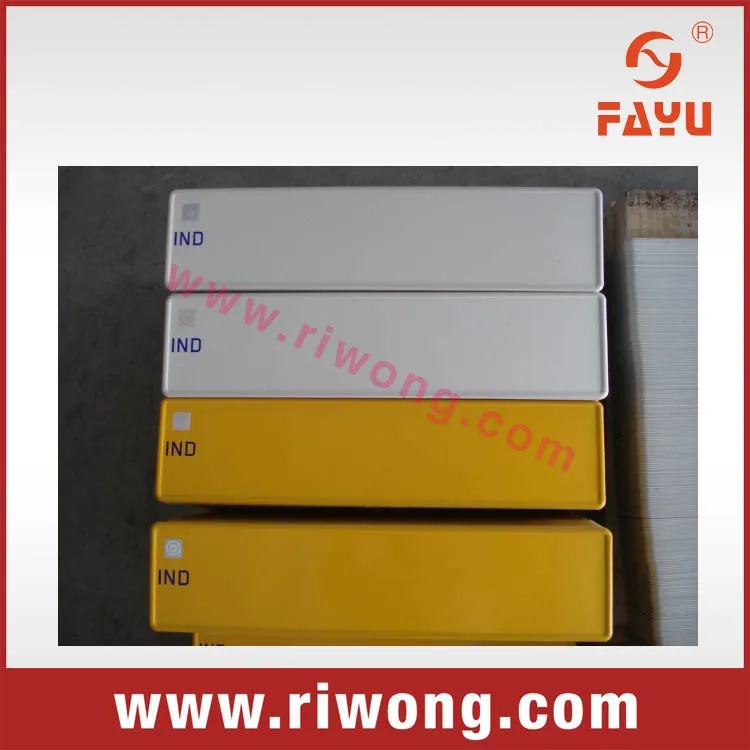 Wholesale Blank License Plates - Zambia Number Plate Press Machine