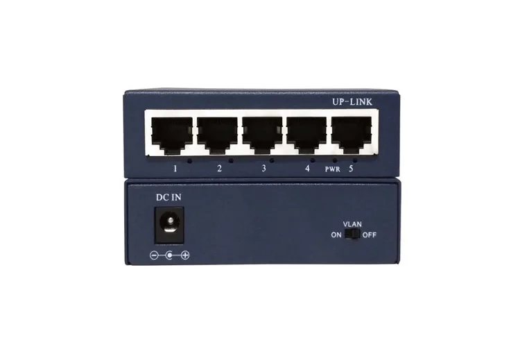 Ethernet switch 5 port Rack mount 5-port gigabit poe switch 5 ports poe ...