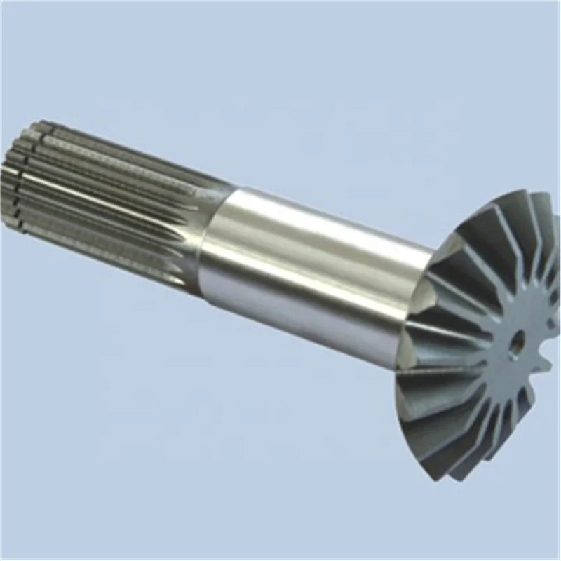 Cnc Machined Stainless Steel Conical Toothed Straight Bevel Gears - Buy ...