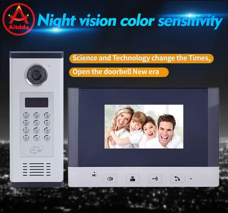 9999 Rooms Multi Family Doorbell Door Intecom Multi Apartment Video ...