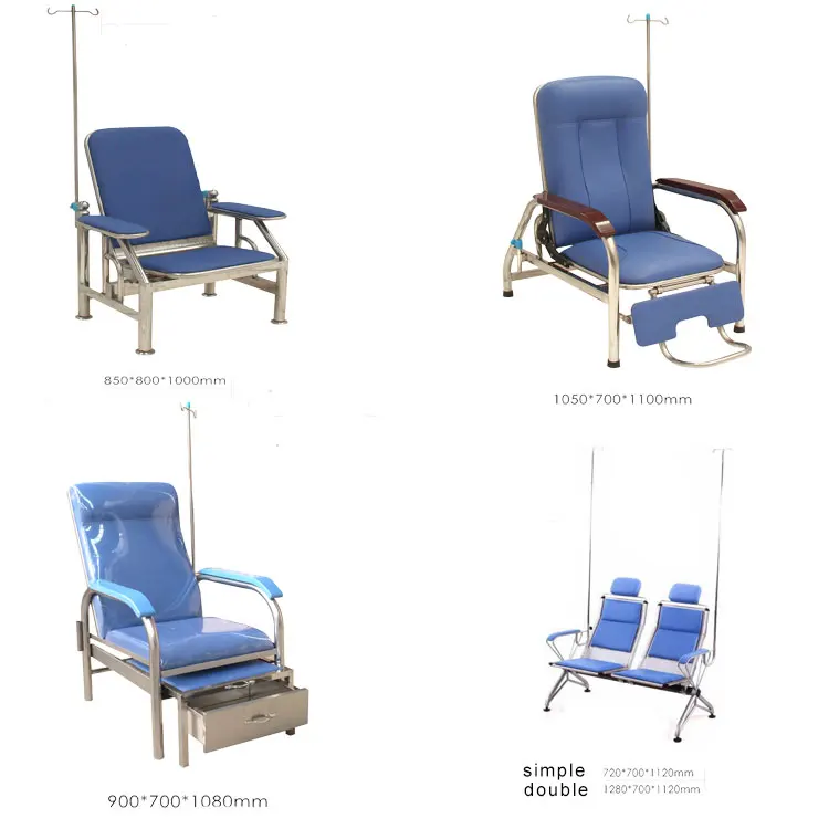 Hospital Medical Furniture Ward Used Fixed Transfusion Chair For ...