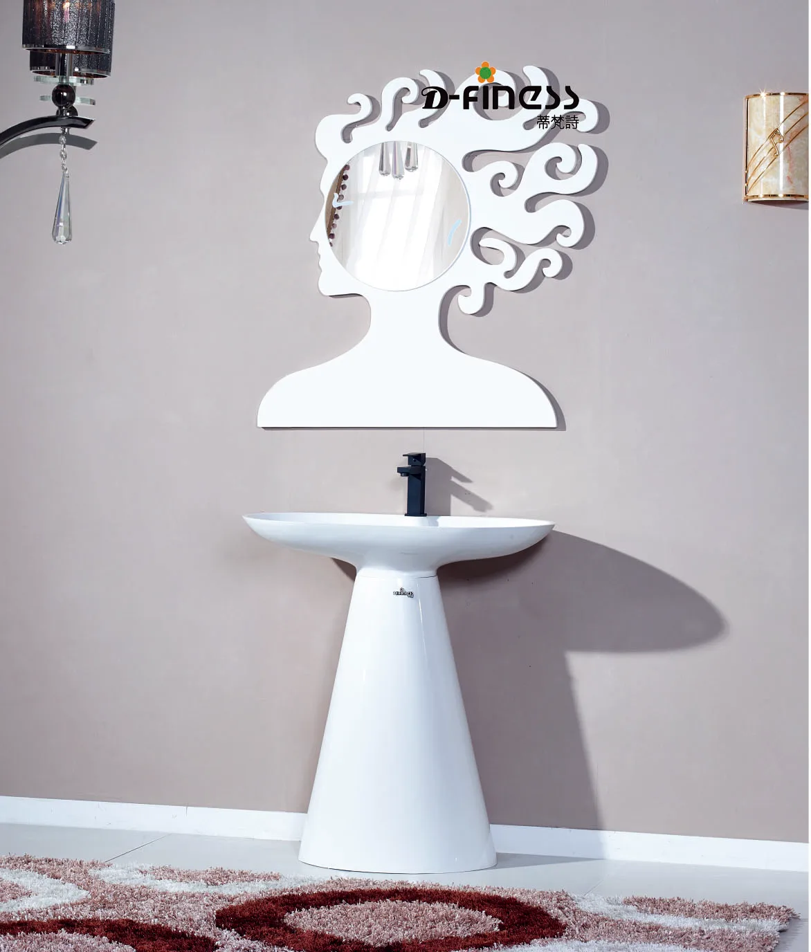 Unique Design Saudi Arab Vanity Mirror Cabinet Bathroom Furniture ...