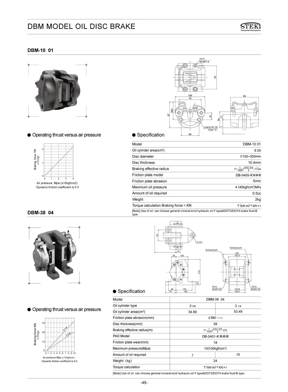 Steki 2019 Hydraulic Disc Brake With Air Oil Booster Bst2/bst3/bst4 ...