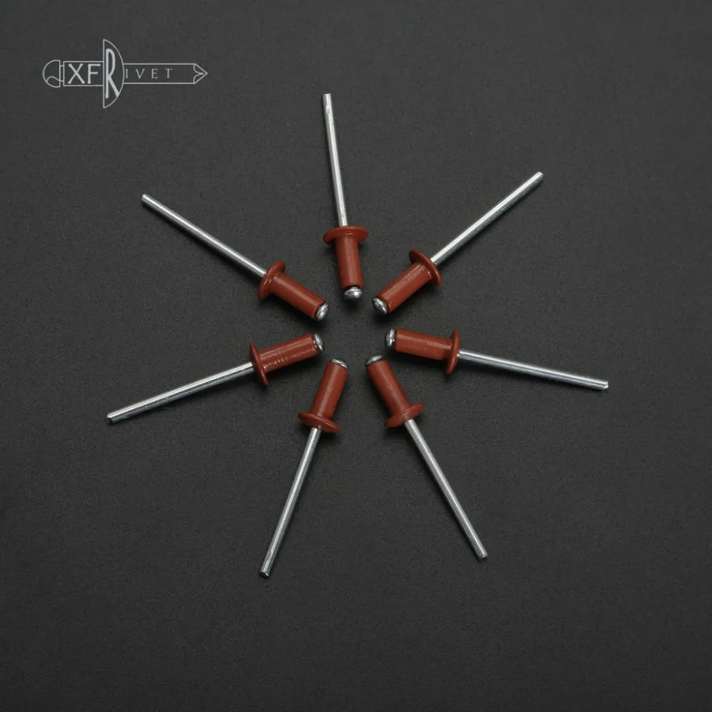 4*10mm Cherry Color Blind Rivets - Durable & Versatile