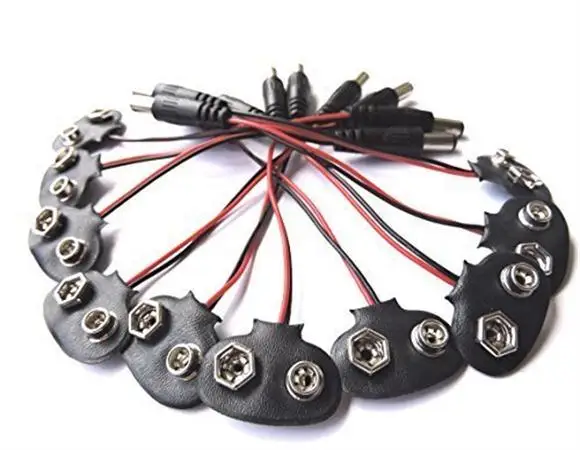 9V Battery Clip Snap Accessories - Reliable DC Power Solutions