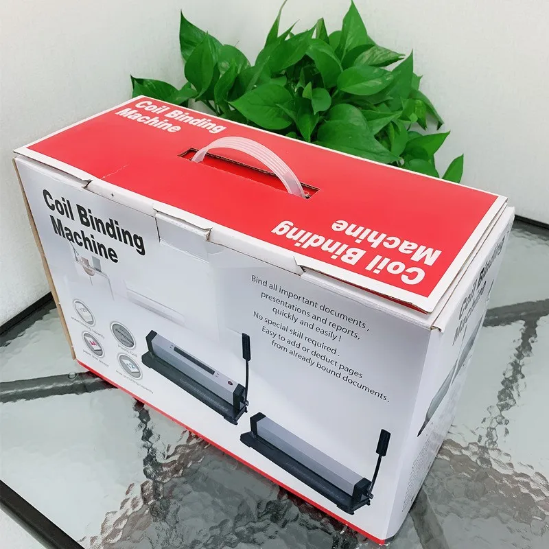 2109T Office Small Plastic/metal Spiral Coil Binding Machine