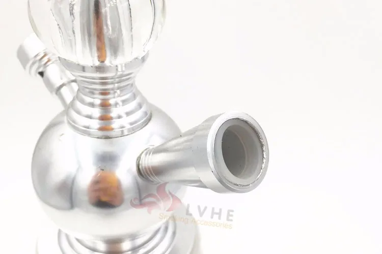 LVHE Premium Aluminum Ager Khalil Mamoon Hookah - Mix Colors