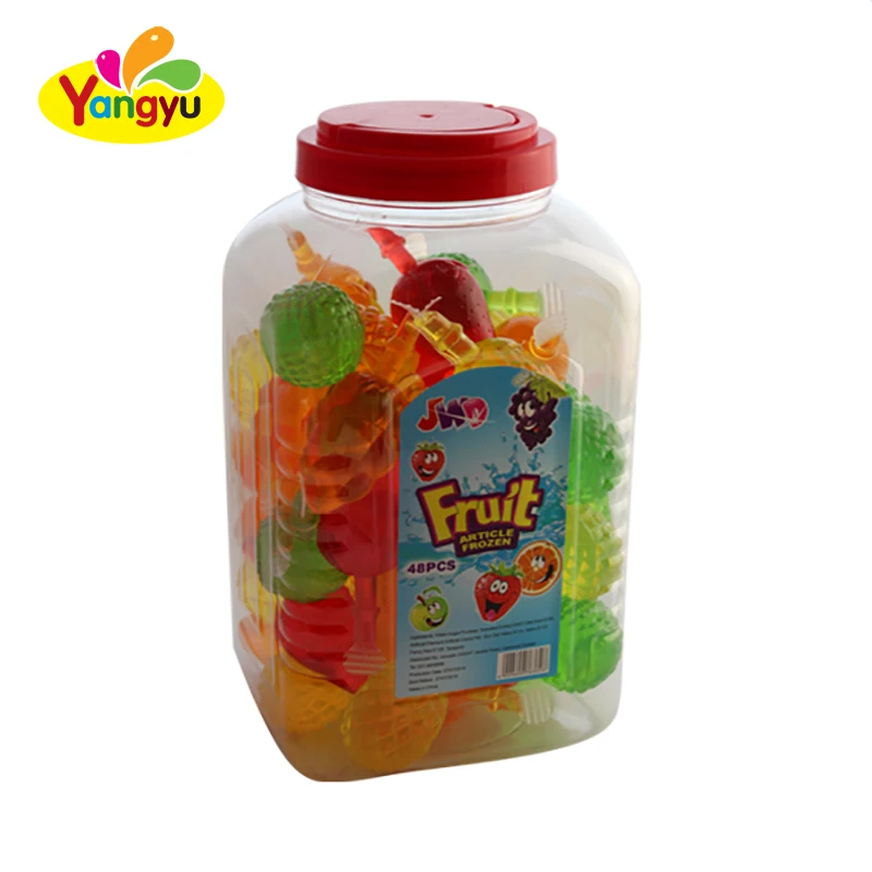 Jar Packing Fruit Shape Mix Fruit Flavour Jelly Candy - Buy Jelly ...