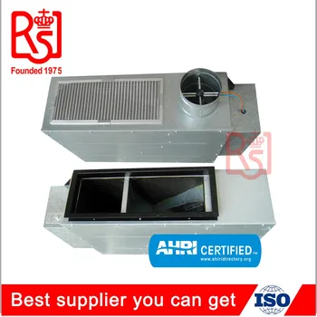 Vav Square Parallel Electric Motor Fan Powered Terminal Variable Air ...
