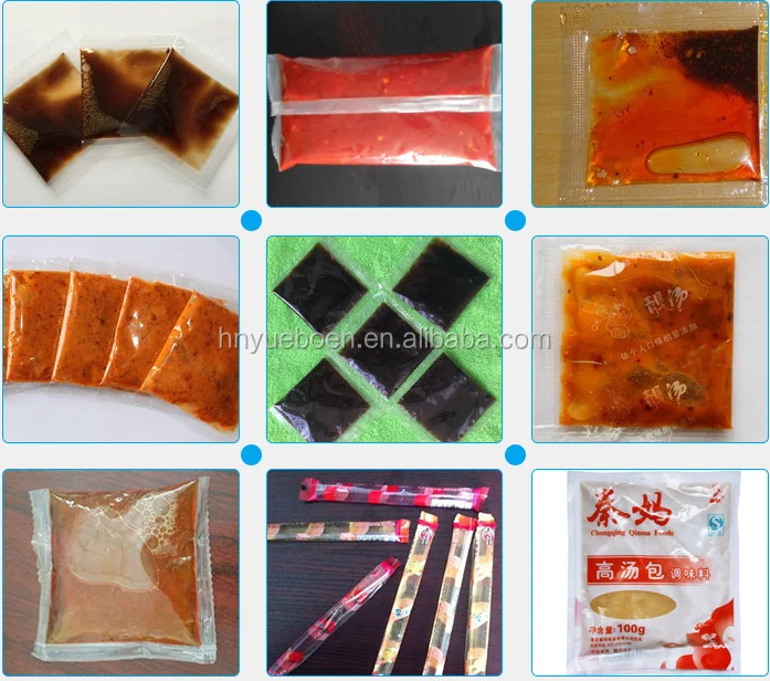 Multi Lanes Automatic Kimchi Sauce Sachet Packing Machine