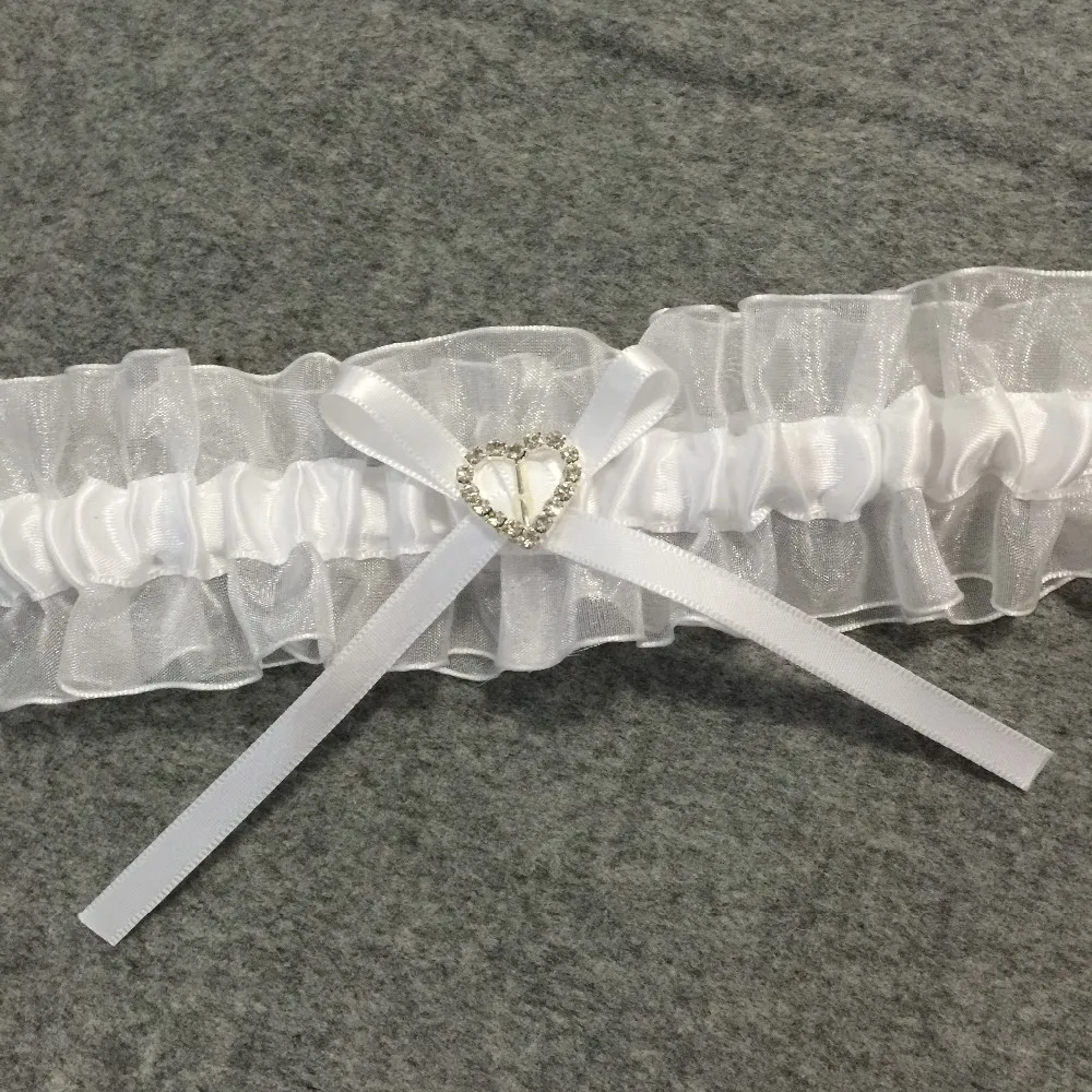 Wedding Bridal Garter With Satin Sexy Girls Garter Lace Garters White ...