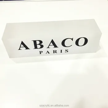 Plexi Signs Cube Logo Displays Manufacture Custo Solid Acrylic Logo ...