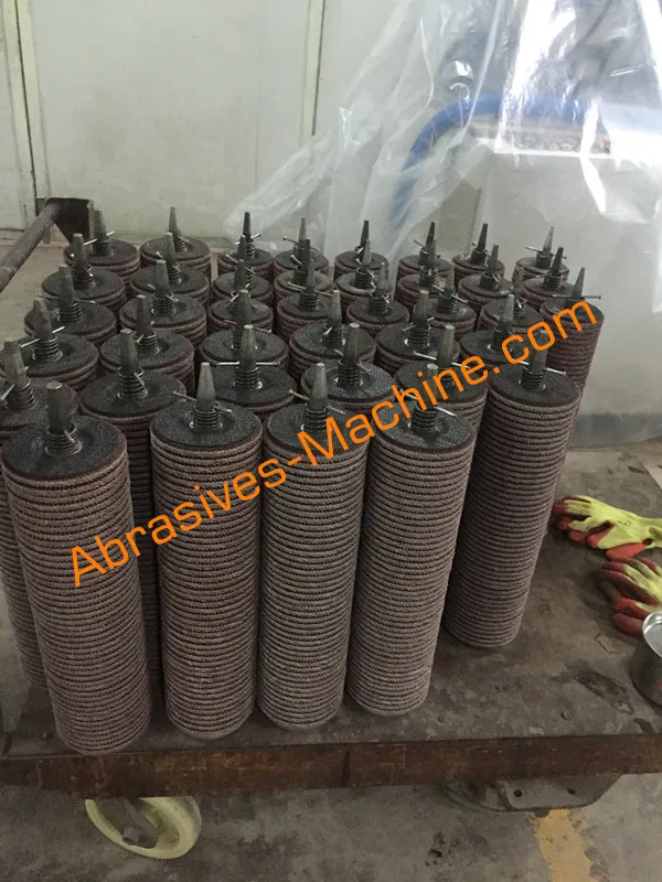 High Efficiency Automatic Flap Disc Production Line / Automatic Flap ...