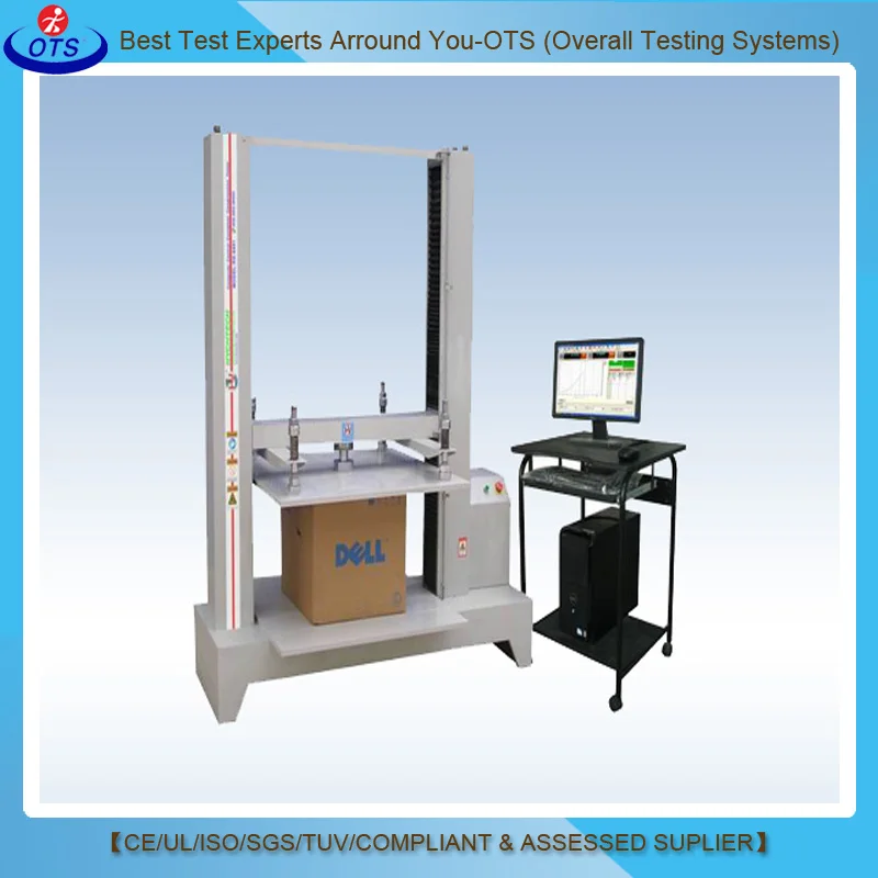 Electronic Corrugated Cardboard Package Carton Box Compression Test ...