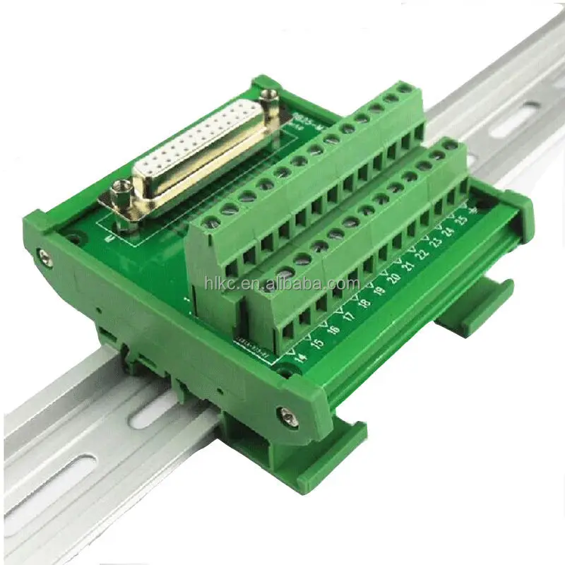 Terminal Block To Db9 Male Din Rail Mountable Adapter Terminal Block To ...