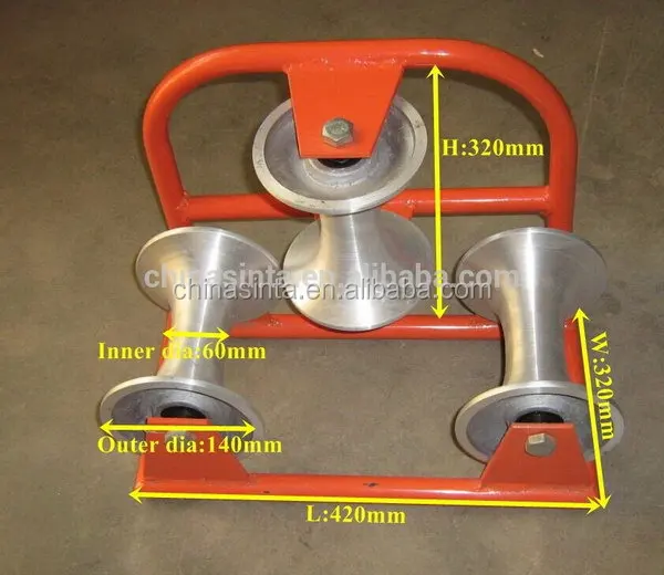 Underground Cable Laying Guide - Durable & Lightweight Roller