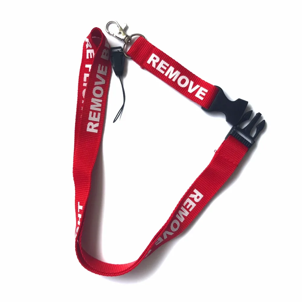 Remove Before Flight Lanyards For Key Neck Strap For Card Badge Gym Key ...