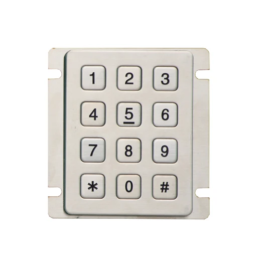 Stainless Steel Keypad - IP65 Waterproof Self Service Terminal Keyboard